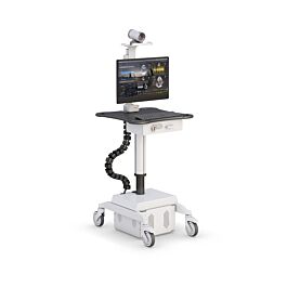 Telemedicine Mobile Computer Cart – Ergonomic & Battery Ready | Z&Z Medical