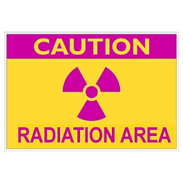Buy Caution Radiation Area Sign for only $34 at Z&Z Medical