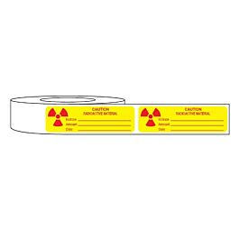 Buy Caution Radioactive Material Isotope/Amount/Date Labels for only $19 at Z&Z Medical